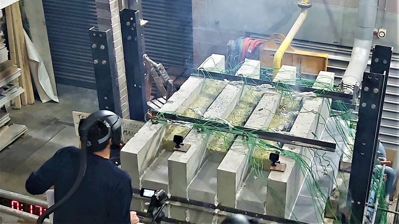 Fire Resistance Tests For open State Cavity Barriers At Efectis UK Fire Resistance Tests For open State Cavity Barriers At Efectis UK