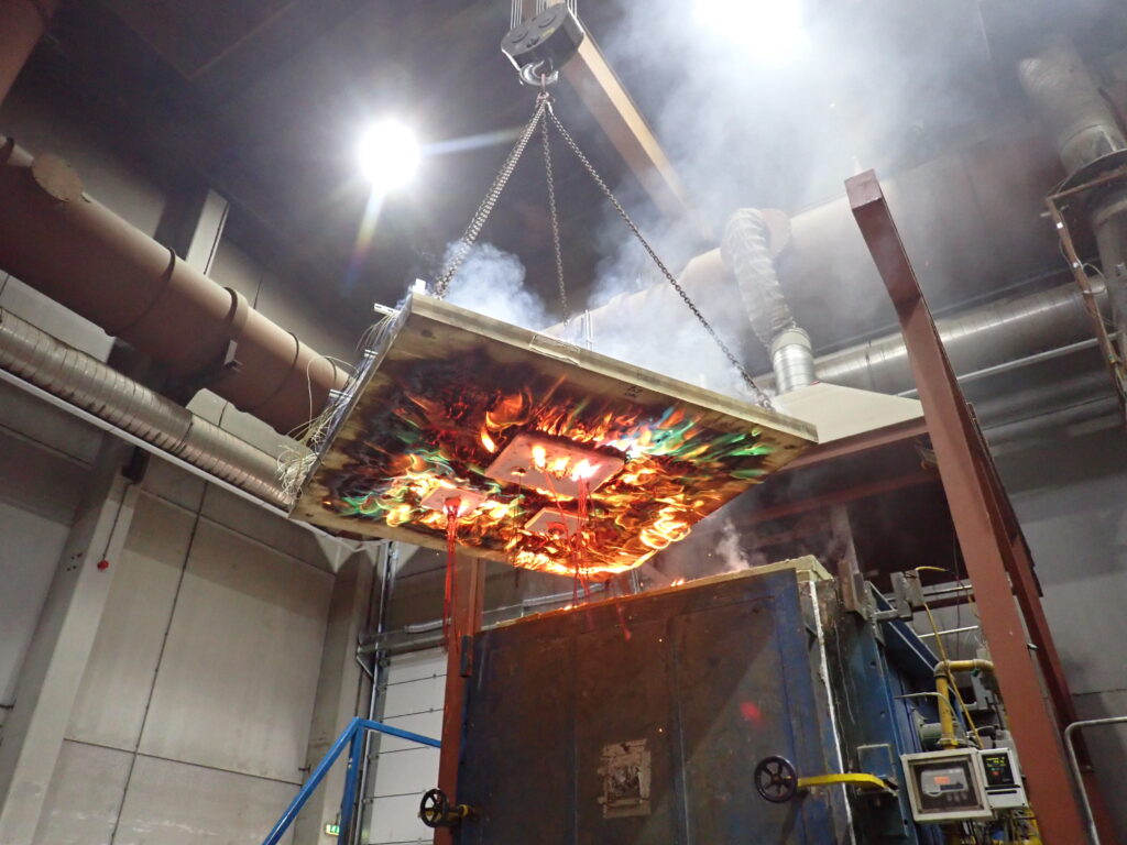 Successful Fire Test Of CLT Ceiling With Penetrations